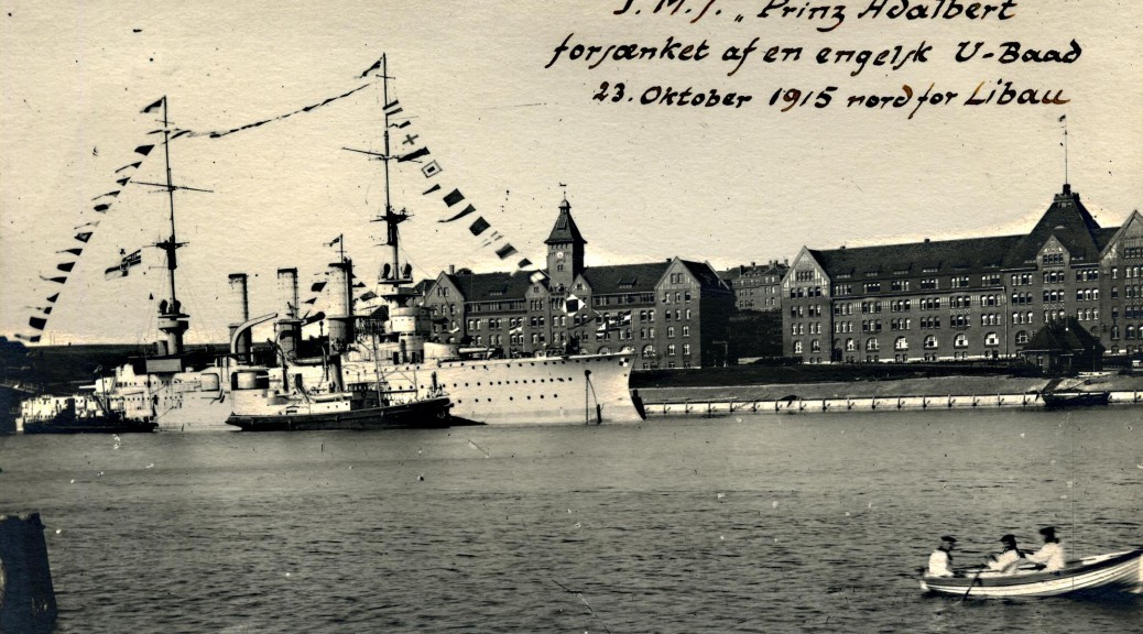 23. oktober 1915. Sønderborg-krydseren SMS Prinz Adalbert torpederet ...