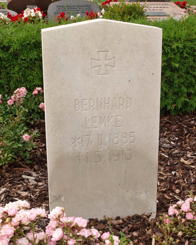 Lemke, Bernhard (1885-1916) | Den Store Krig 1914-1918