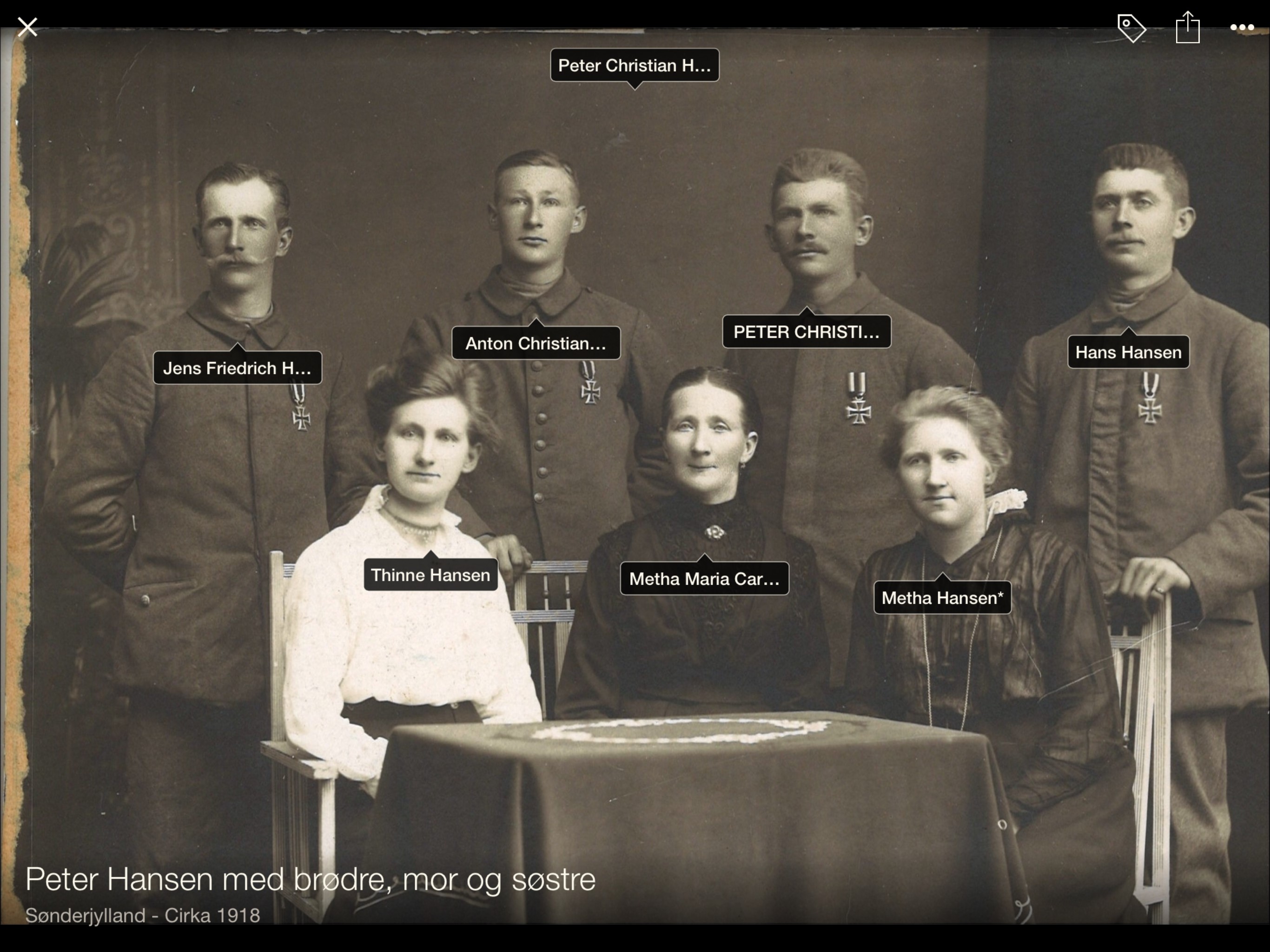 Hansen, Jens Friedrich (1885-1957) | Den Store Krig 1914-1918