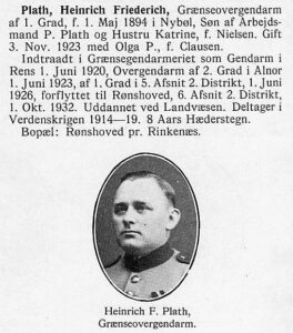 Plath, Heinrich Friedrich (1894-1981) | Den Store Krig 1914-1918