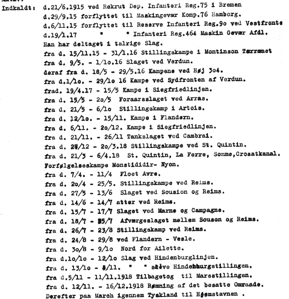 Kunz, Iver Nissen (1883-1952) | Den Store Krig 1914-1918