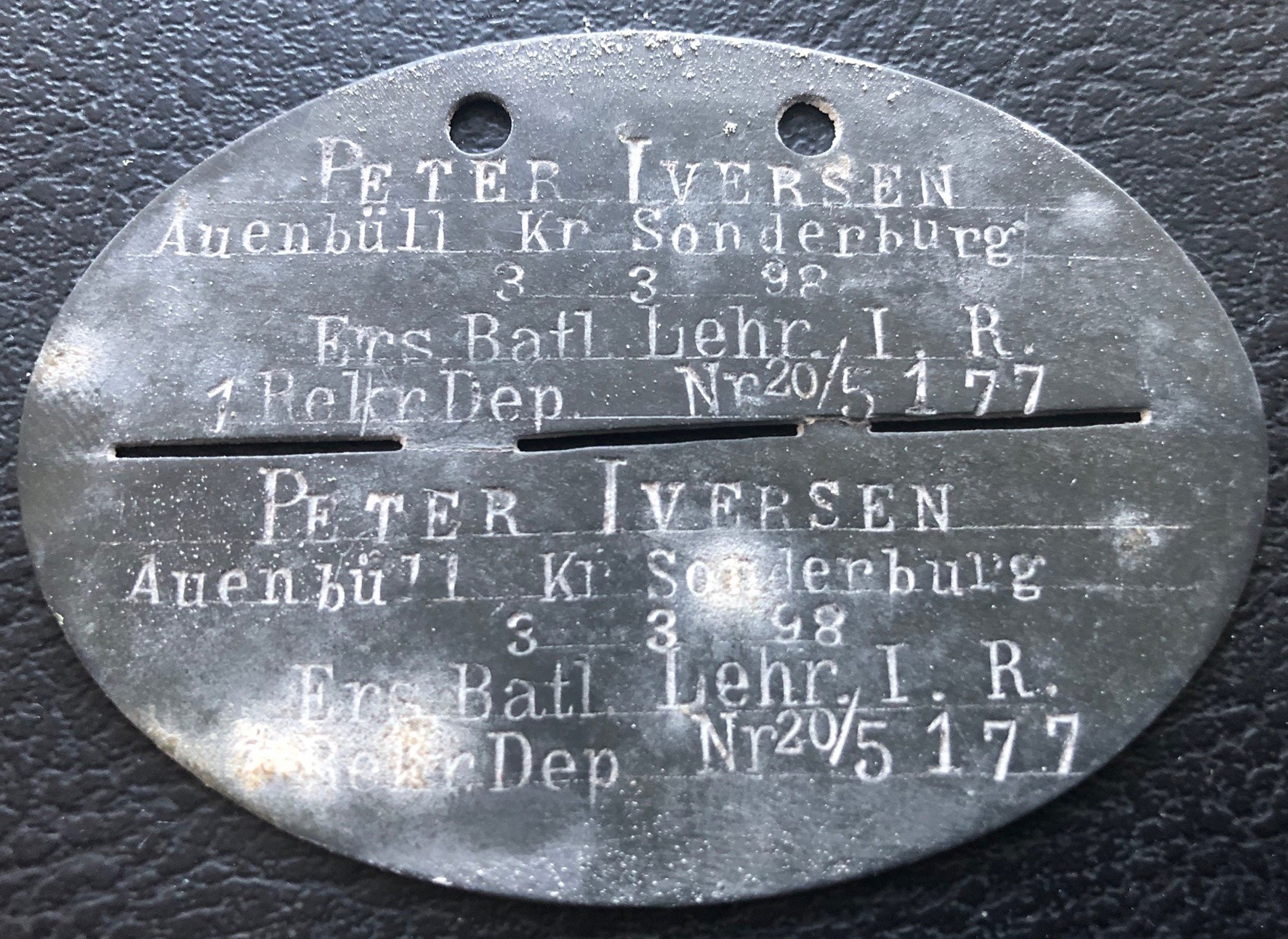 Peter_Iversen_Avnbøl_hundetegn_forside | Den Store Krig 1914-1918