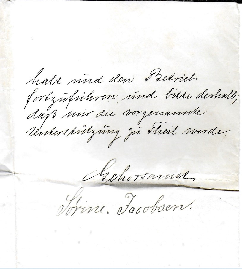 Jacobsen, Jens Peter (1886-1941) ansøgning, del 3 | Den Store Krig 1914 ...