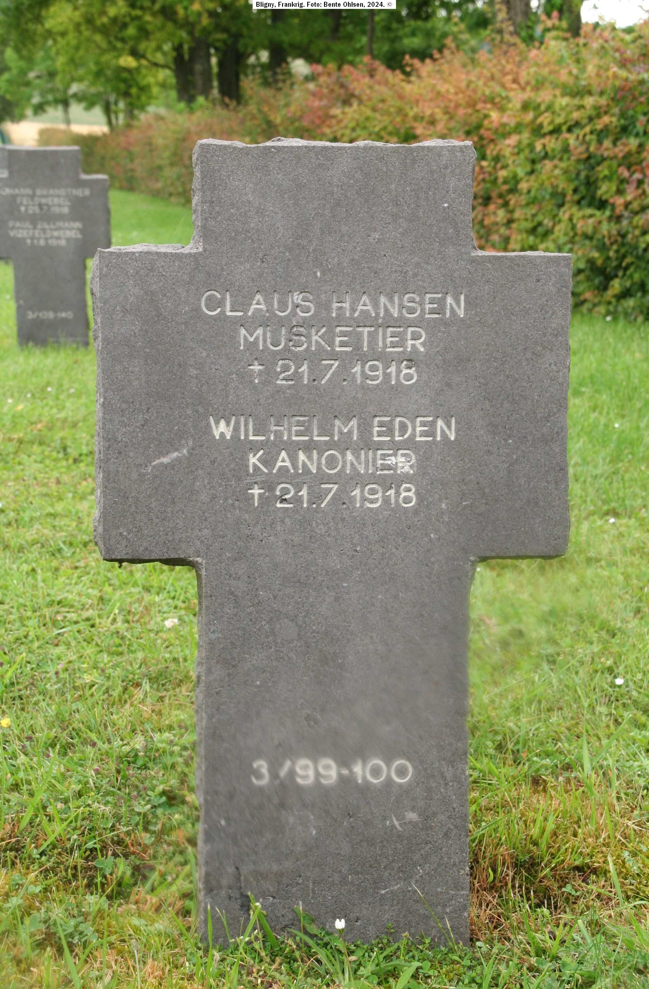 Hansen, Claus (1896-1918) | Den Store Krig 1914-1918