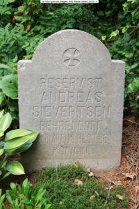 Sievertsen, Christian Andreas (1890 – 1914), grav, Saint-Symphorien ...